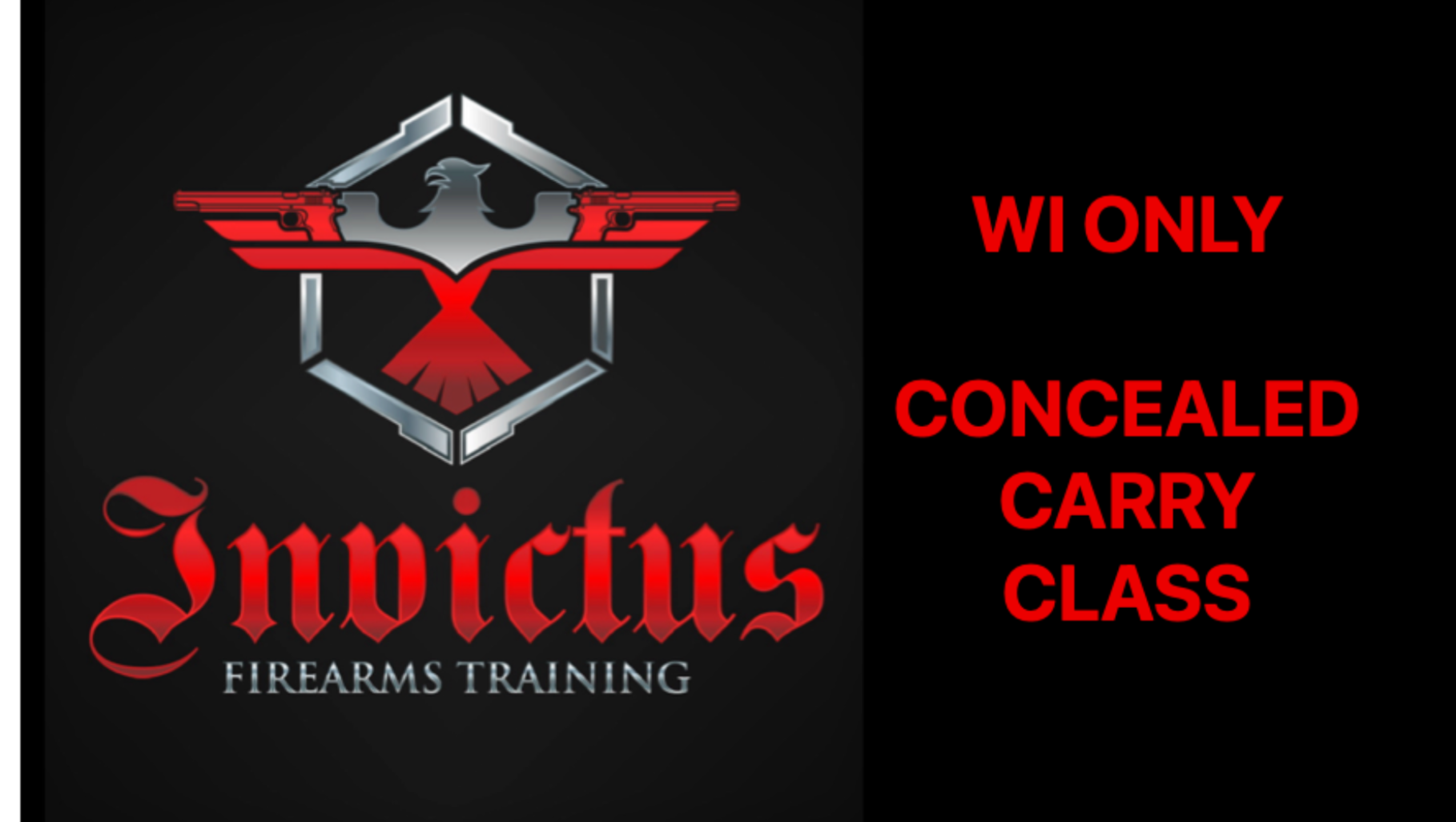 Concealed Carry Permit Class (WI only) | Invictus Firearms Training LLC | 3/21/26