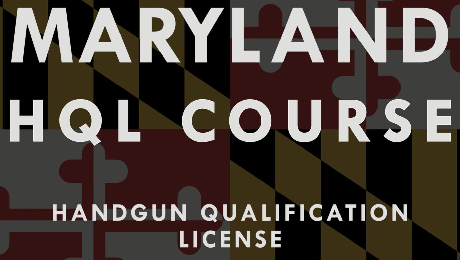 Maryland HQL (Handgun Qualification License) | Tribe Defense Academy ...