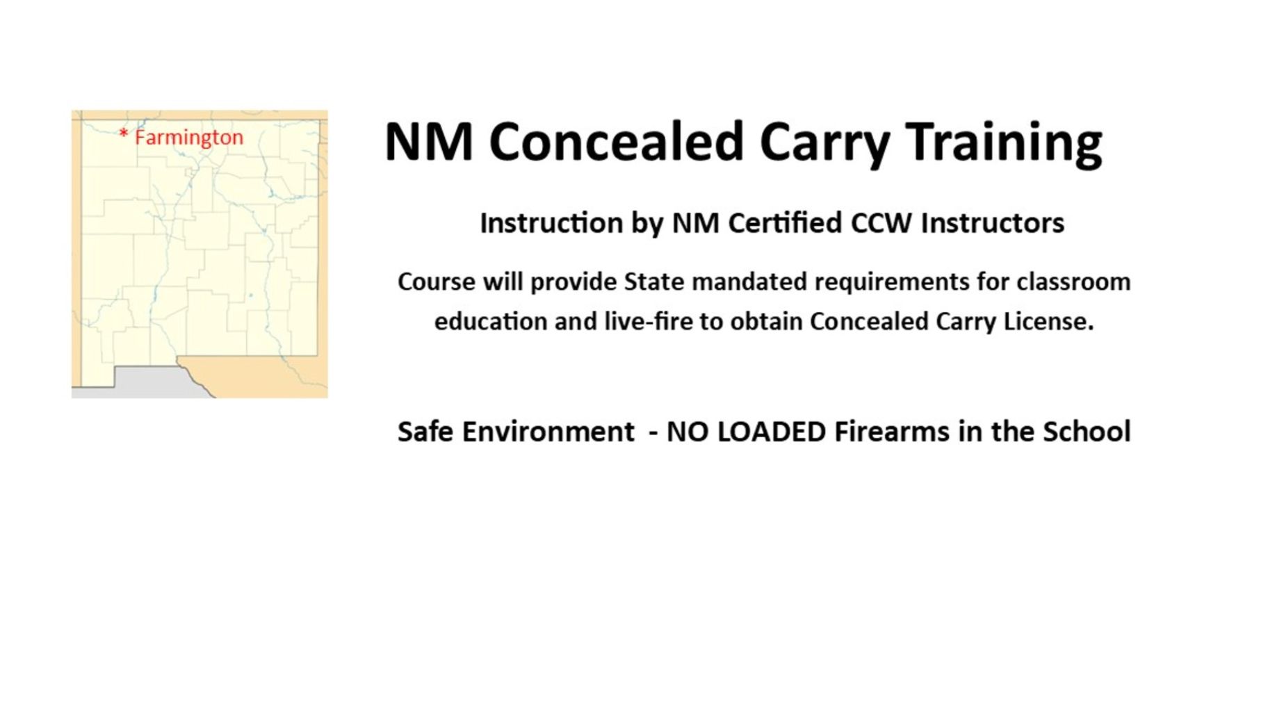 NM Concealed Carry Class | Terry Munter