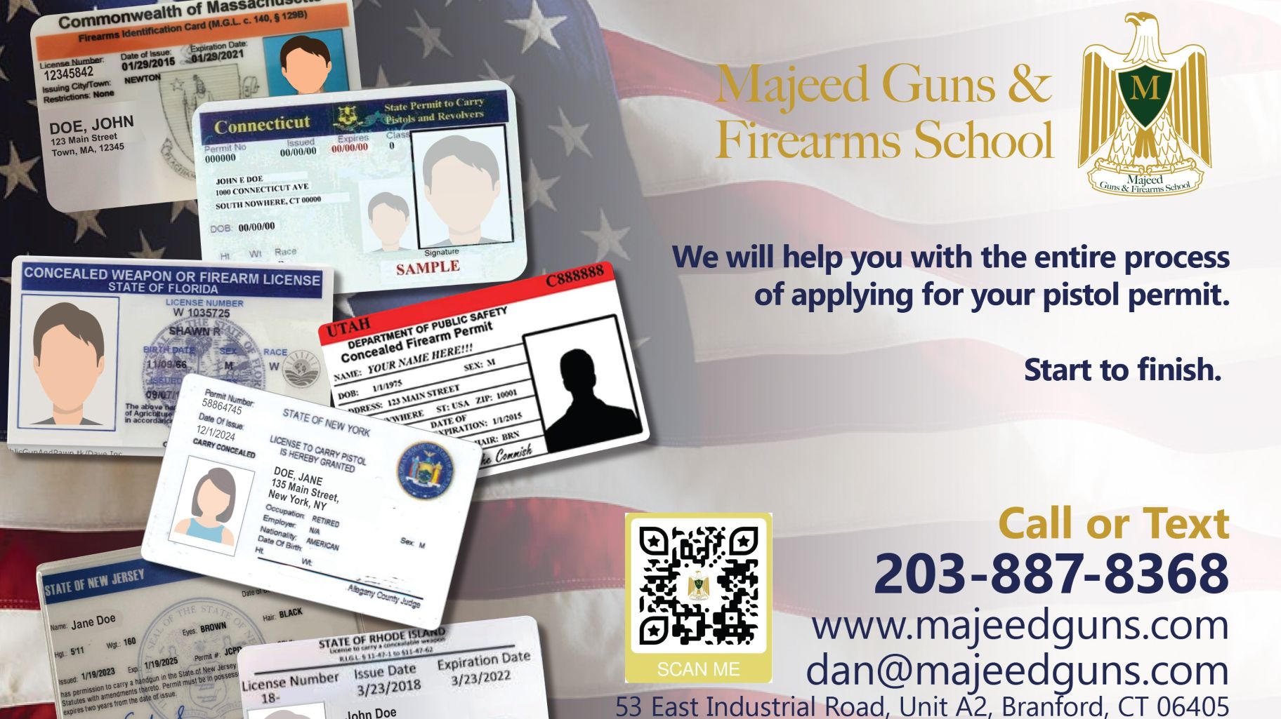 Multi State Pistol Permit | Majeed Guns & Firearms School