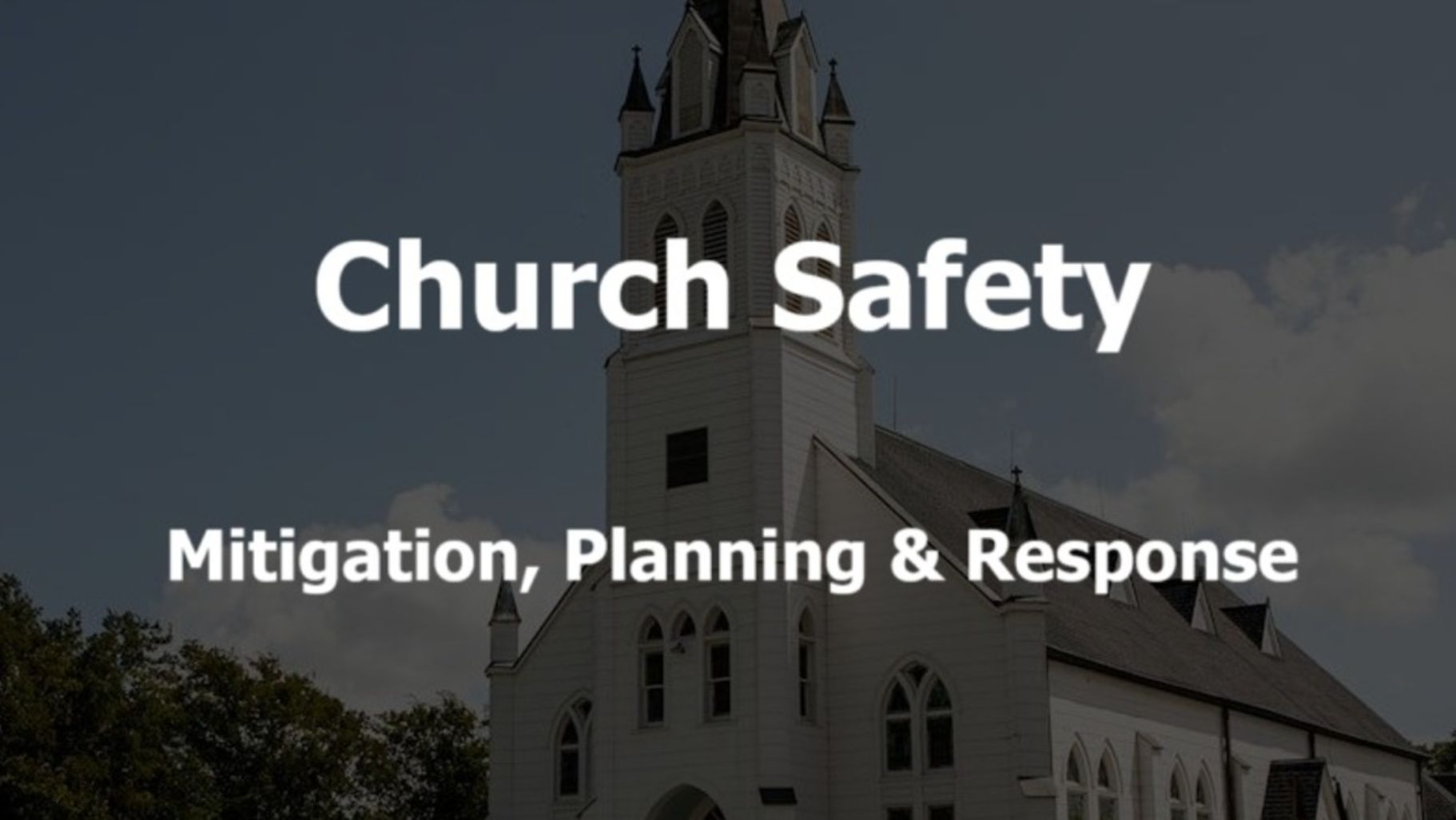 Church Safety Seminar - Mitigation, Planning & Response - December 09, 2025 | Trinity Training ...