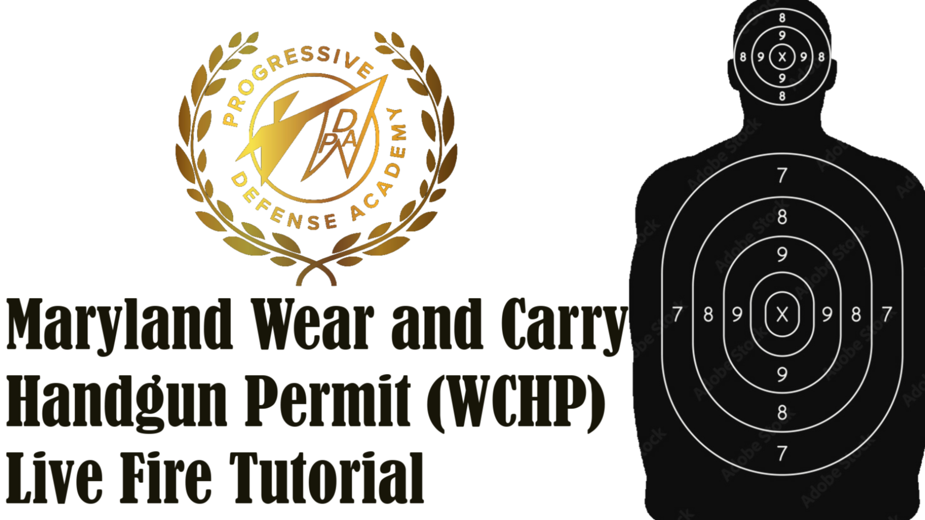 Maryland Wear and Carry Handgun Permit Live Fire Tutorial | Progressive ...
