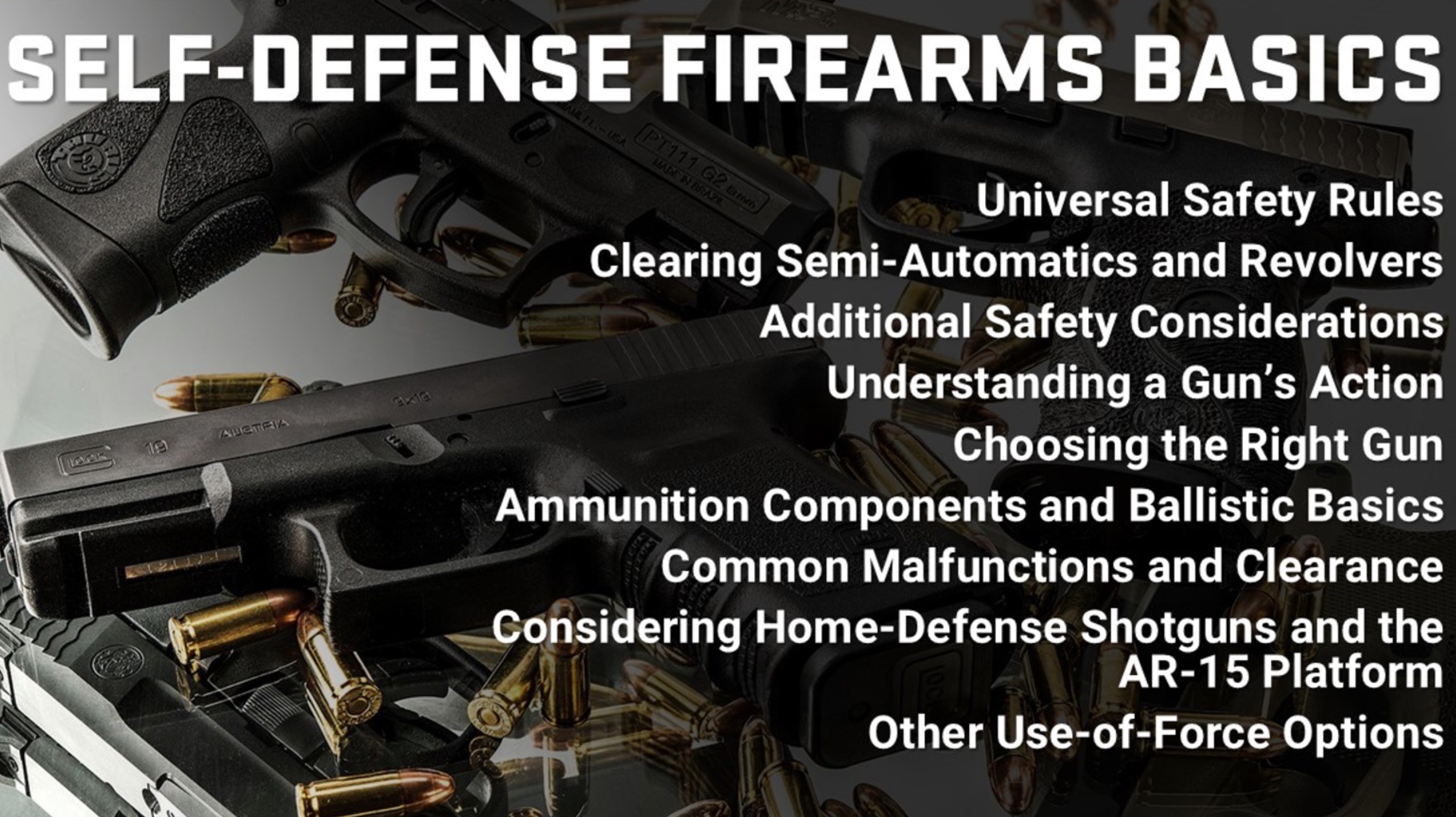 Self Defense Firearms Basics (CCW2) | PracticalTactical.com | 1/13/26