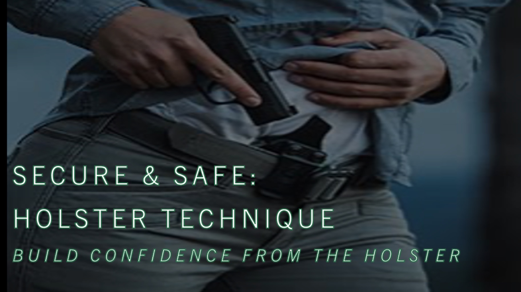 HOLSTER TECHNIQUE Lori Crout & Carrie Breech, SAFESPACETRAINING.NET ...