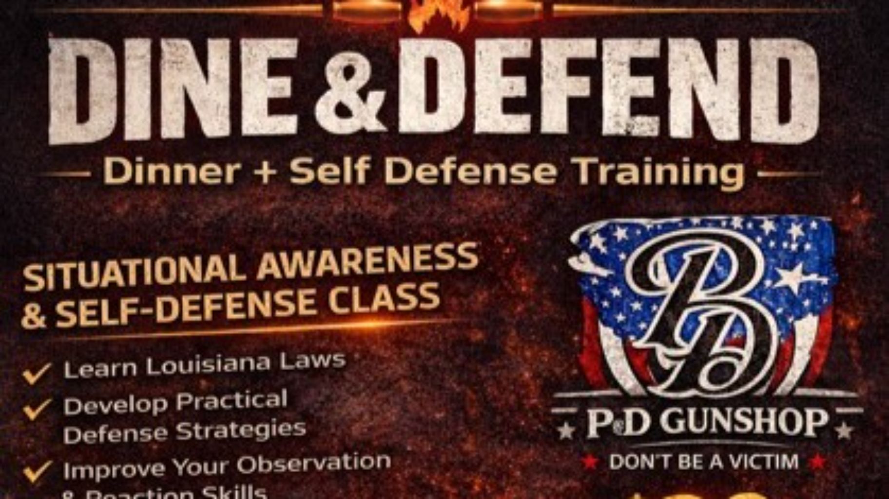 Dine and Defend | P&D Concealed Carry | 6/2/26