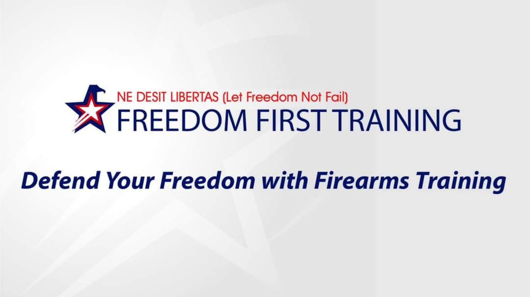 Concealed Carry & Home Defense Fundamentals | Freedom First Training ...
