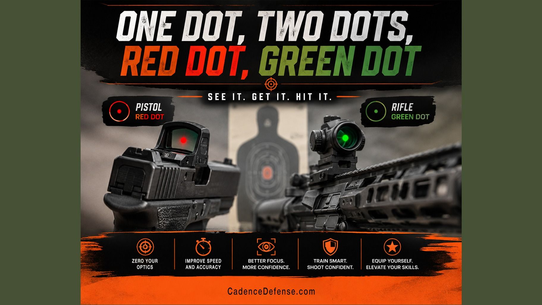 Red Dot Zero: PISTOL | Cadence Defense | 7/29/26, 8:30 AM